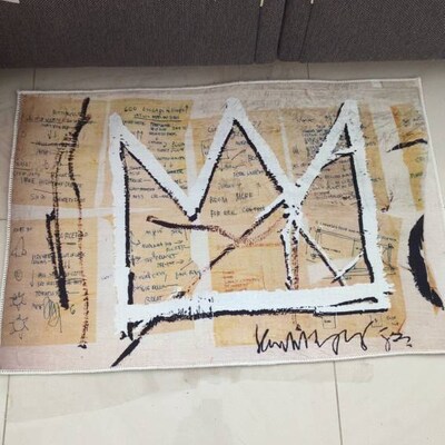 Dark Blue Marble Rug, Rugs for Living Room,washable Rug, Digital Print ...