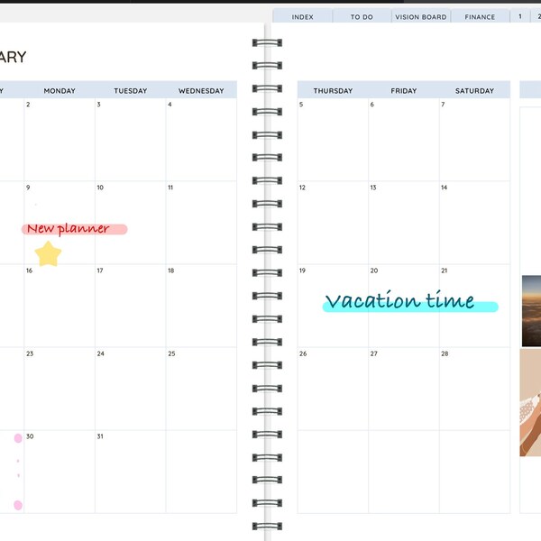 2023 and 2024 Digital Planner, Goodnotes Planner, Notability Planner ...