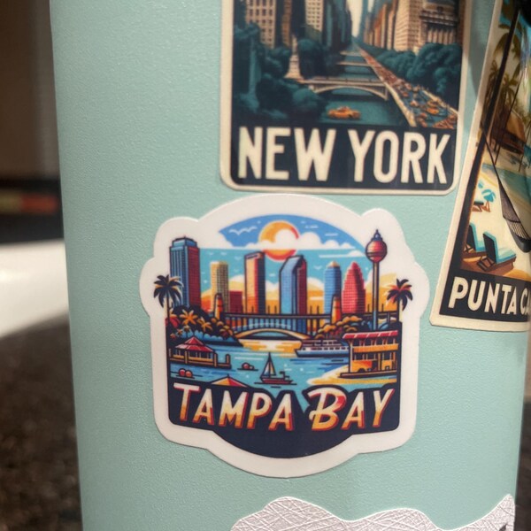 Tahiti Travel Sticker // French Polynesia Decal for Suitcase, Laptop ...