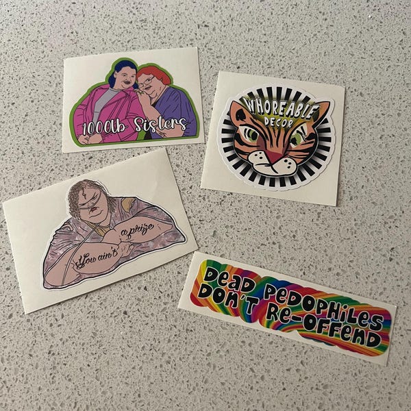 1000lb Sisters - Amy - Sandwich Chasing - Sticker - Etsy