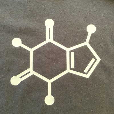 Medical or Science Clipart: Coffee or Caffeine Molecule Chemical ...