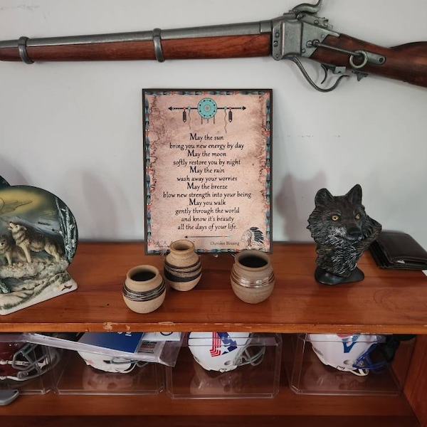 Cherokee Blessing, Native American Wooden Sign for Your Southwest ...