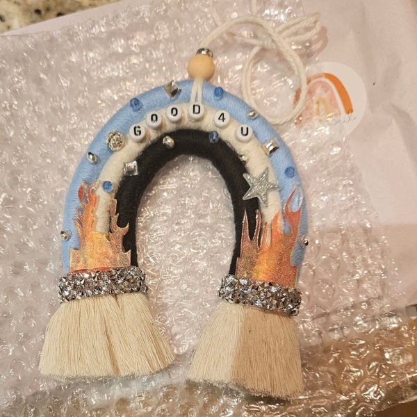 Boho Miniature Macrame Wall Hanging, Small Macrame Wall Hanging ...