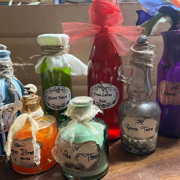 Halloween Editable Apothecary Labels, Creepy Digital Potion Labels ...