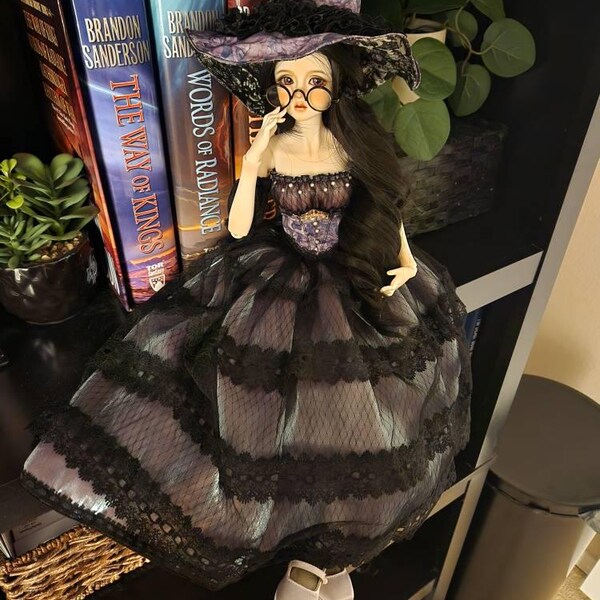 Custom Bjd Clothes,black Maid Dress for 1/4 1/3 Bjd Doll/big Girl Doll ...