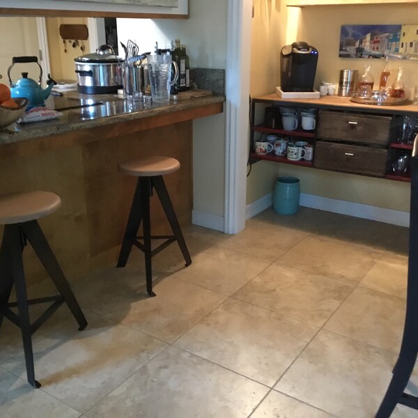 Bar Height, Windmill Stool, Metal Base, Solid Wood Seat, Swivel and ...