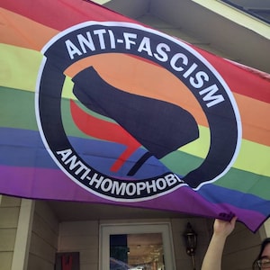 Anarcho-pacifism 1 Flag Banner Anarcho-pacifist Pacifism Antifa ...