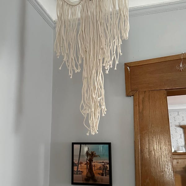 Macrame Halloween Ghost, Rope Ghost, Halloween Ghost, Ghost Decorations ...