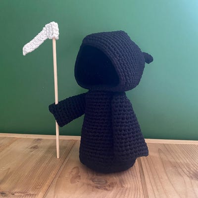 GRIM REAPER Amigurumi Toy Pattern PDF Halloween Crochet Pattern. Death ...