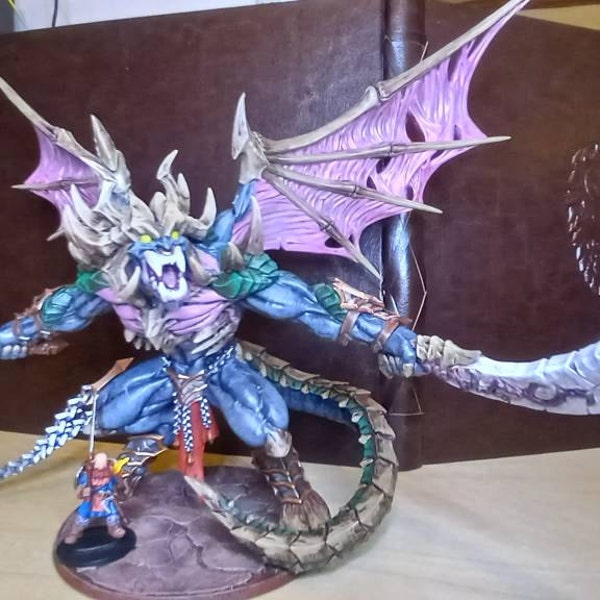 Chaos Daemon Miniature Lord of the Print Infernal Demon of Slaanesh ...