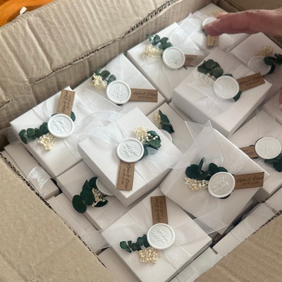 Personalized Wedding Lavender Scented Soap, Wedding Favors for Guests ...