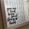 You Are Kind, Brave, Smart, Strong, Loved Vinyl Wall Mirror Decal Self ...
