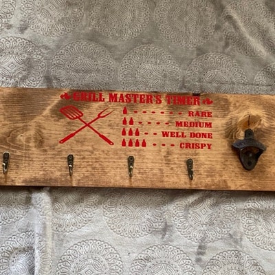 Grill Master Timer SVG Cut File, Print Png 300 Dpi, Fathers Day, Drink ...