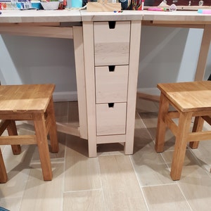 16 Inch Tall Wood Stool - Etsy