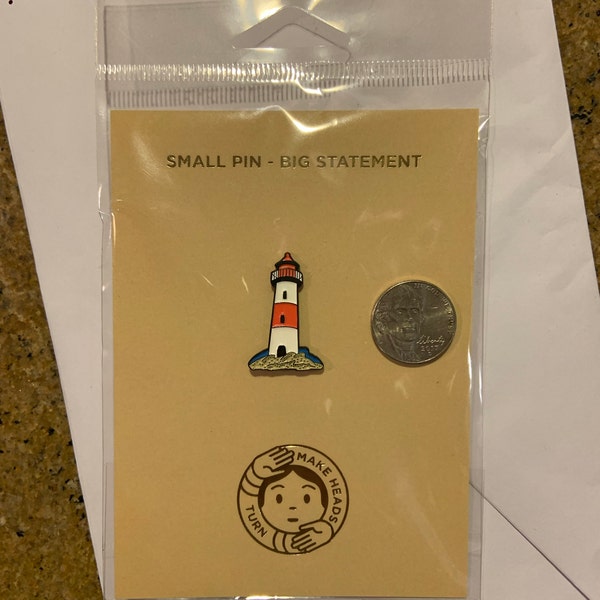 Lighthouse Enamel Pin - Sailor Lapel Pin - Lighthouse Pin Badge - Sea ...