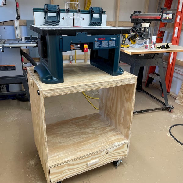 Folding Workbench & Cart Plan Bundle - Written AND Video - Etsy