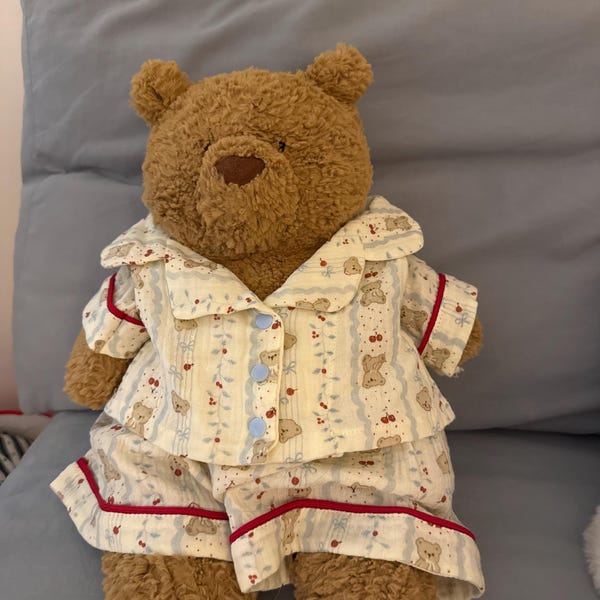 NEW Pajamas Set for Bartholomew Jellycat - Specially Tailored for Bears ...