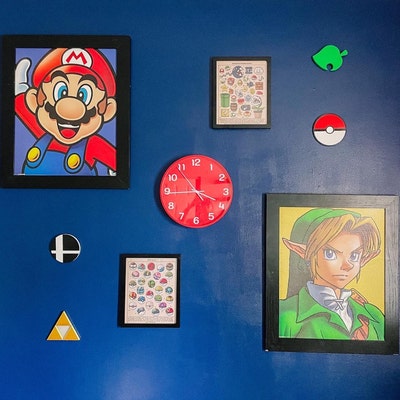 Mushroom Kingdom Objects Video Game Inspired Art Print - Etsy