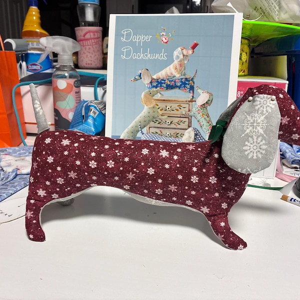 Dachshund Sewing Pattern, Easy Patchwork Soft Toy (PDF Instant Download ...