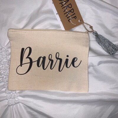 Customized Name Pouch/ Personalized Make up Bag for Bridesmaids ...