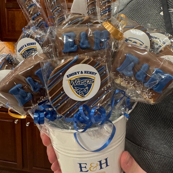 College Commit Gourmet Chocolate Gift Basket - Etsy