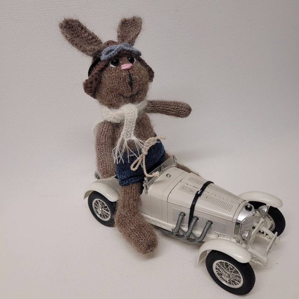 Knitted Rabbit Aviator Pattern. Amigurumu Bunny Tutorial. - Etsy