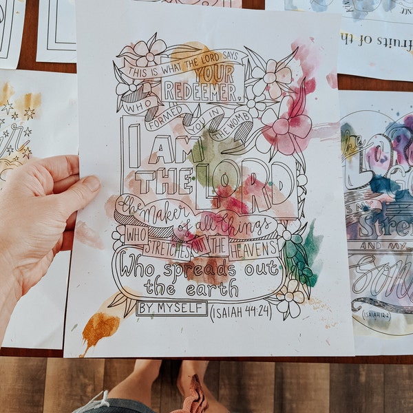 Christian Christmas Coloring Page for Kids & Adults | Printable ...