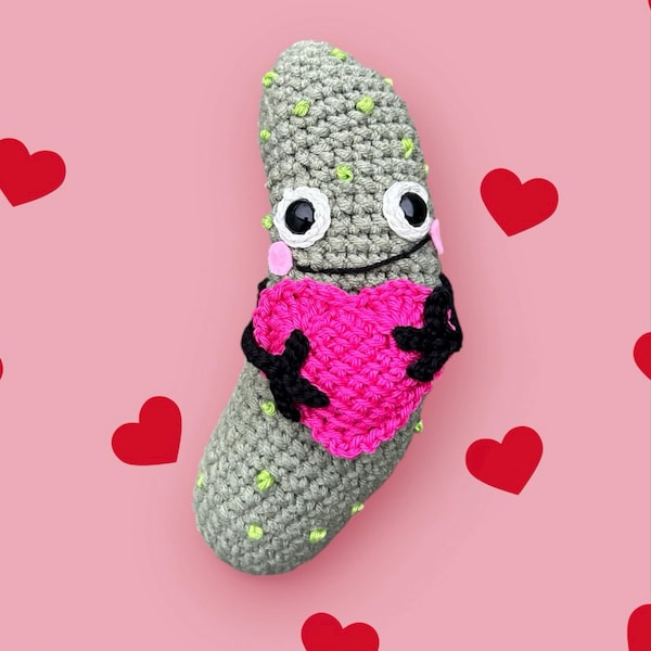 Funny Pickle Crochet Pattern PDF - Amigurumi Christmas Ornament - DIY ...