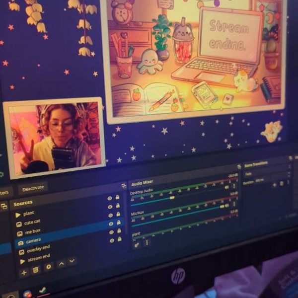 4 Animated Cozy Stream Screens for Twitch Twitch Overlay Stream Overlay ...