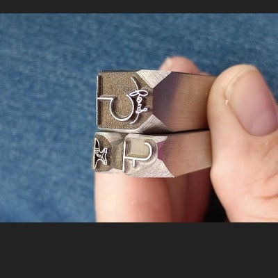 Custom Round Stamp 01 Tool Steel Hand Stamp Jewelry Stamp Made in USA ...