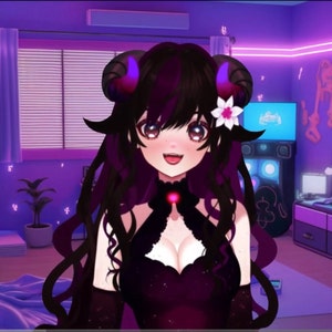 Live2d Vtuber Model for Commercial Use Oni the Succubus ready to Use - Etsy