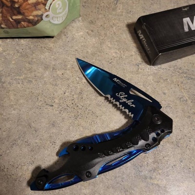 Personalized POLICE POCKET KNIVE for Knives Engraved Law Enforcement ...