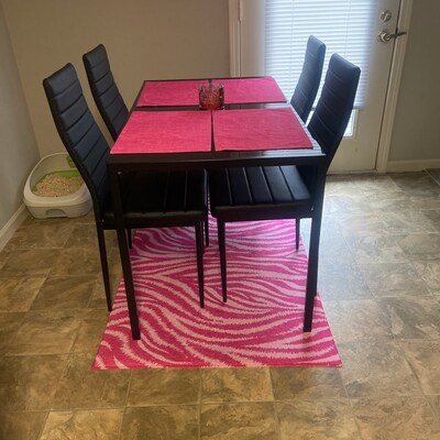 Pink Zebra Stripes Rug, Preppy Room Decor, Zebra Room Decor, VSCO ...