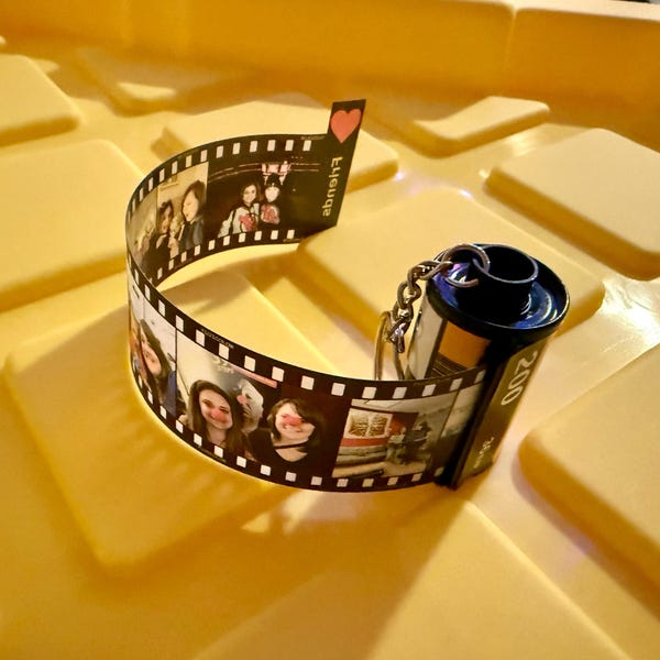5-40 Personalized Photos Film Roll Keychain, Camera Film Roll Keyring ...