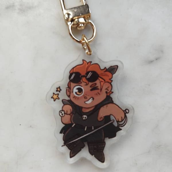 Critrole Mighty Nein Keychain Charms DND Podcast - Etsy