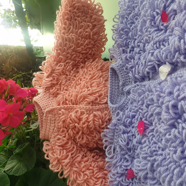 Crochet Pattern - Crochet Cardigan Pattern - Loopy Pattern - Loopy ...