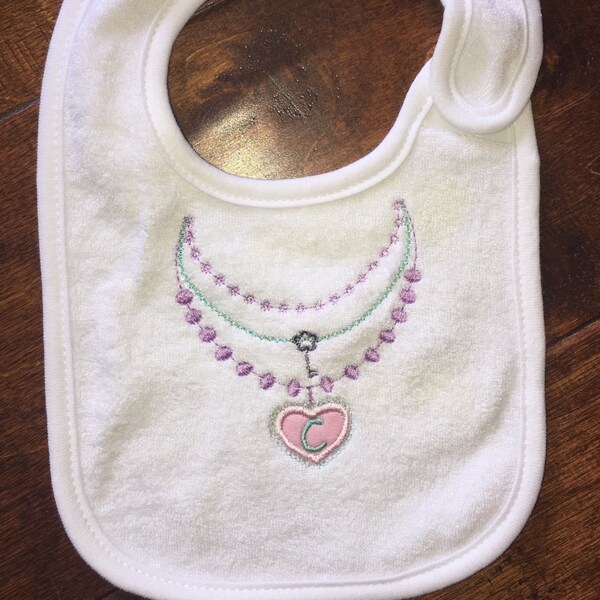 Necklace Heart Pendant Applique Machine Embroidery Design-instant ...