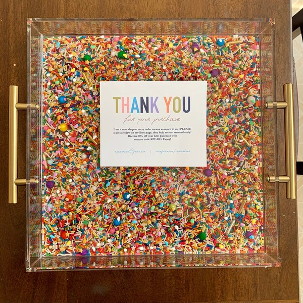 Custom Tray- Choose Your Own Words, Letters, Materials, Phrase, or Tray ...