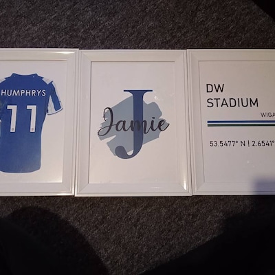 Personalised Fantasy Football FPL Print Wall Art Poster Custom Home ...