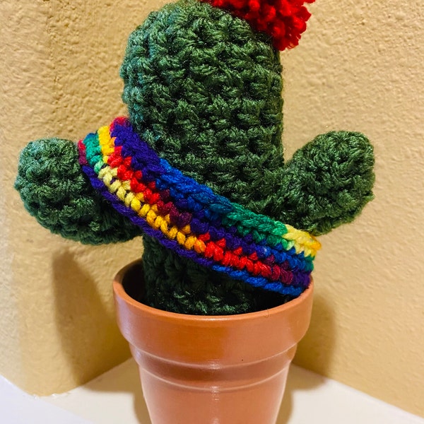 Crochet Cactus Pattern, Flexing Cactus Pattern, Cactus Pattern, Cactus ...