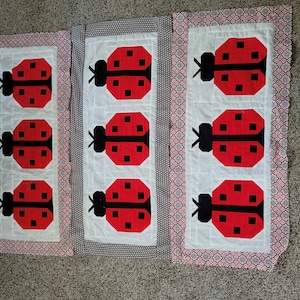 Ladybug Lane Table Runner - PDF Pattern - Etsy