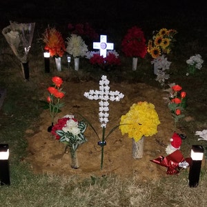 Solar Lighted Cross - Etsy