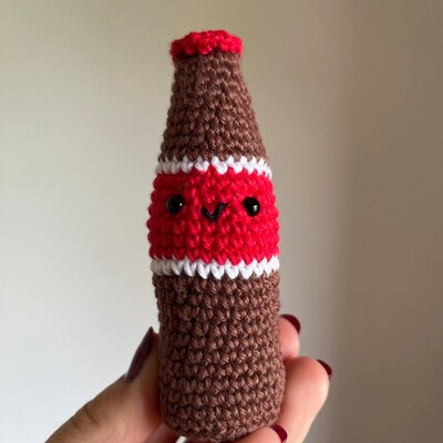 Soda Cola Bottle Crochet Pattern PATTERN ONLY PDF Download Amigurumi ...