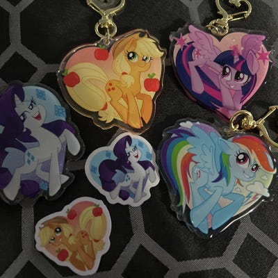 My Little Pony Keychains - Etsy