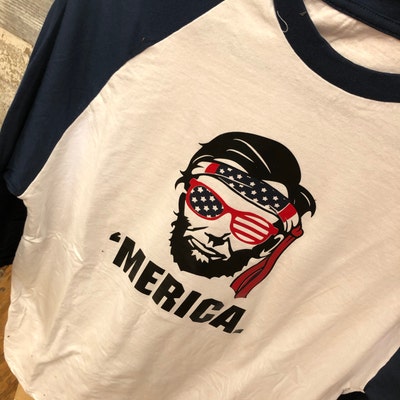 President Abraham Lincoln Headband Merica 4th of July SVG DXF ...