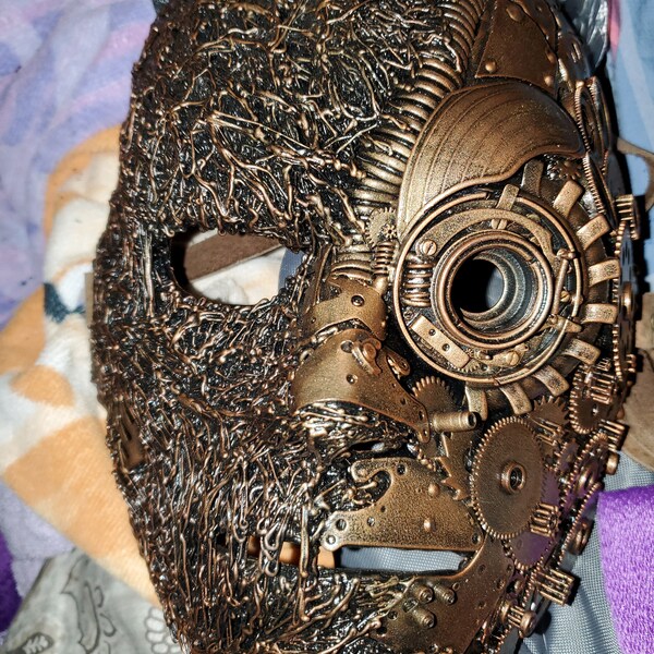 Steampunk Mask Apocalyptic Masquerade Scary Face Mask - Etsy