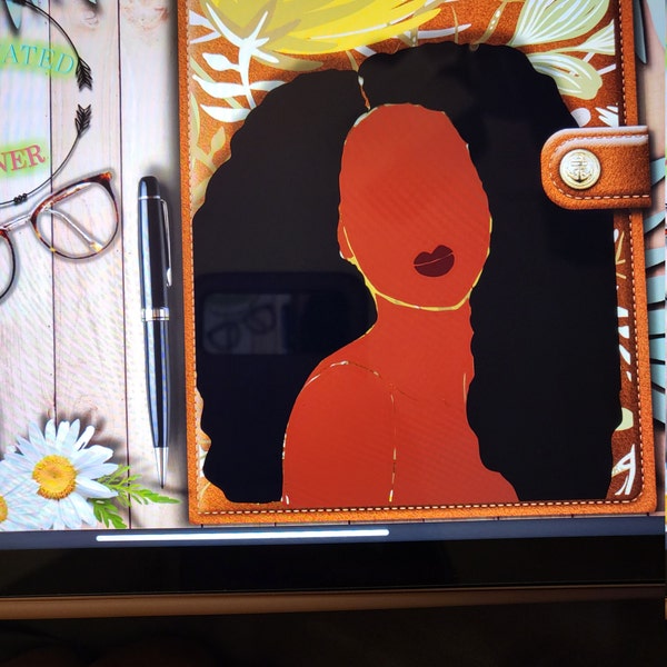 Black Girl Digital Planner, Hyperlinked African American Goodnotes ...