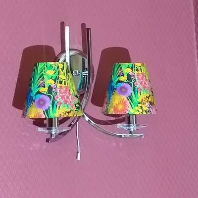Bespoke Timorous Beasties Thistle and Velvet Lampshades 30 - Etsy UK