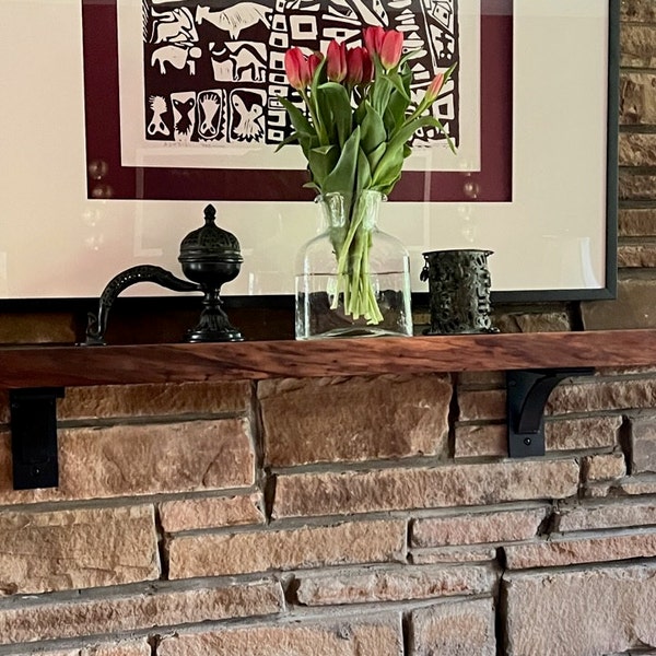 Chunky Cherry Live Edge Floating Shelf - Etsy