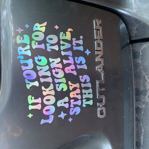 Anti-tailgating Vinyl Decal Funny Car Decal Car Window - Etsy